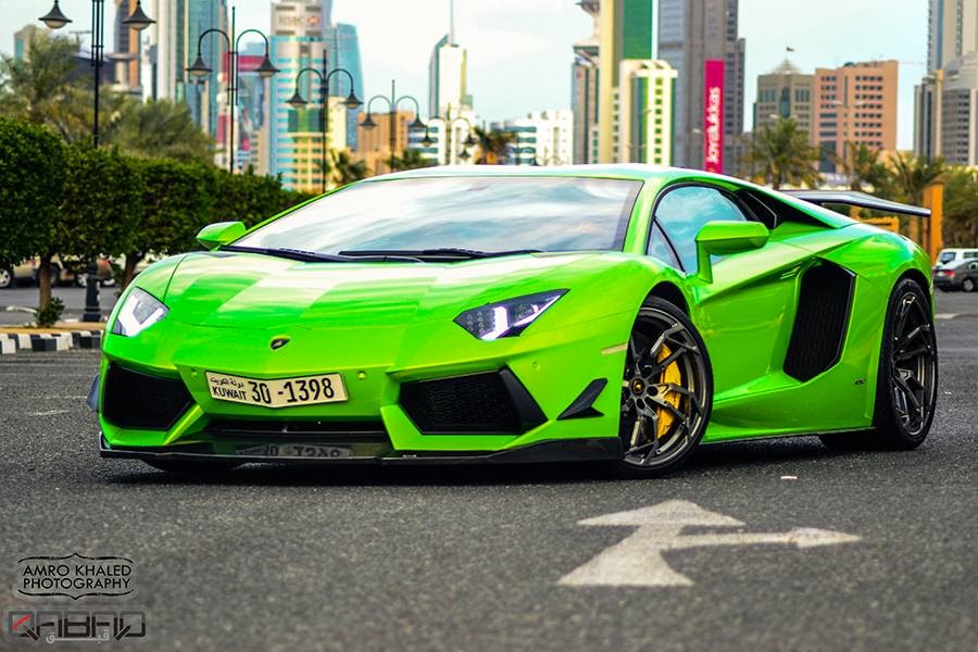 Lamborghini Aventador DMC on PUR Wheels in Kuwait
