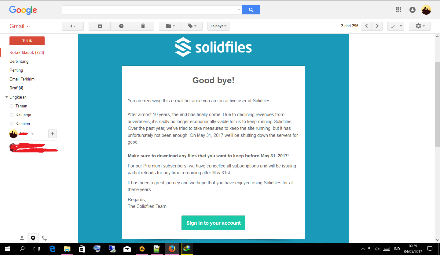 Solidfiles Tutup Server!!!