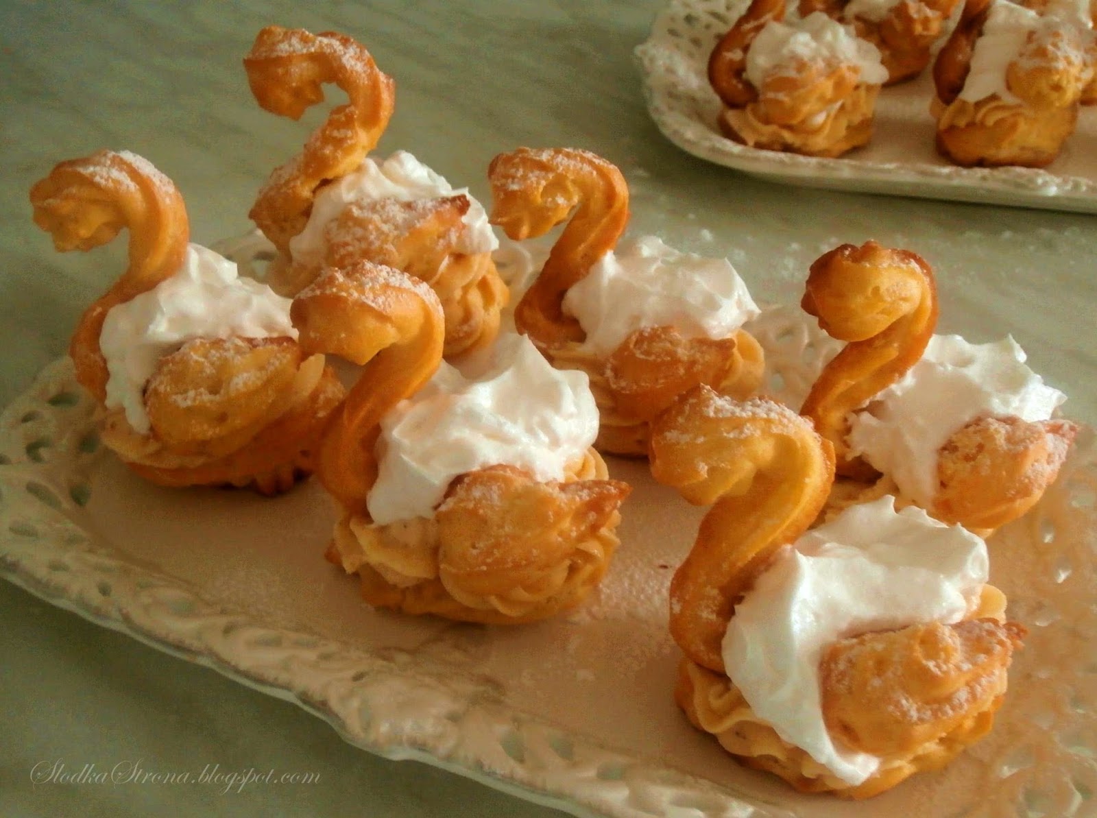 Słodka Strona: Ptysie - Łabędzie