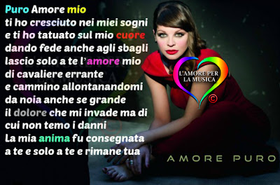 L'AMORE PER LA MUSICA: Alessandra Amoroso - Amore puro (VIDEO UFFICIALE)