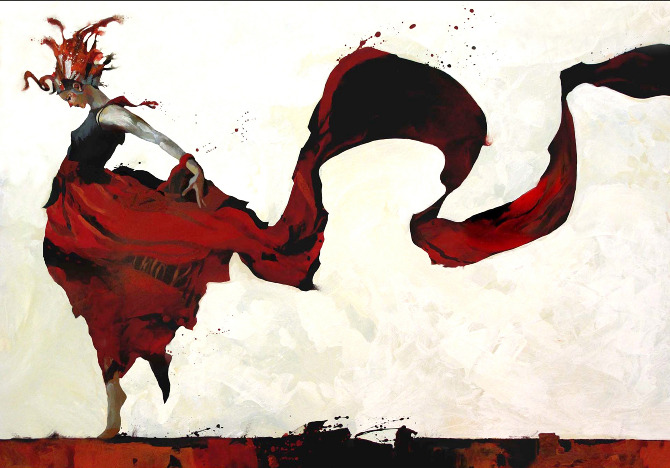 Cromofora La ( Paloma) Contemporary Online Art Gallery: BRUCE HOLWERDA