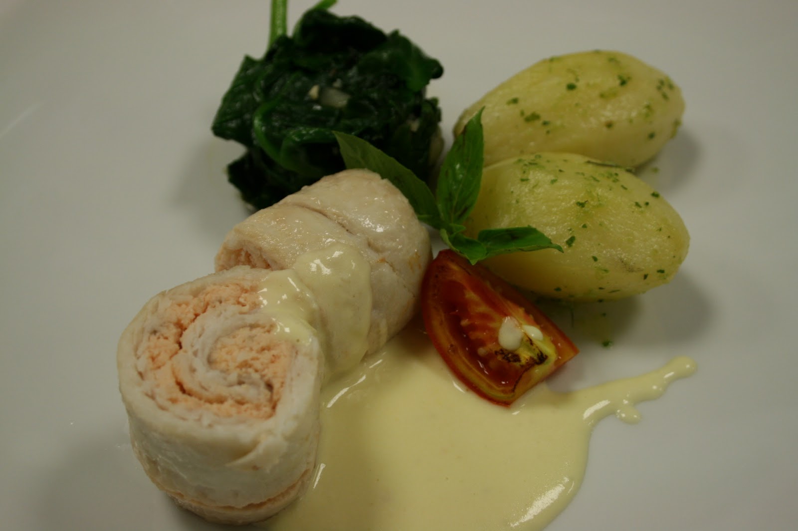 Country Gourmet Traveler: Poached Sole and Salmon Roulade