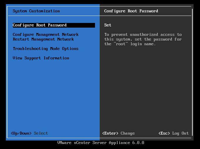 Virtualization The Future: vCSA a.k.a vCenter Server Appliance 6.0 DCUI and vCSA Bash Shell Step ...