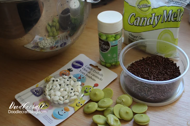 Alien Monster Cookie Dough Bites!