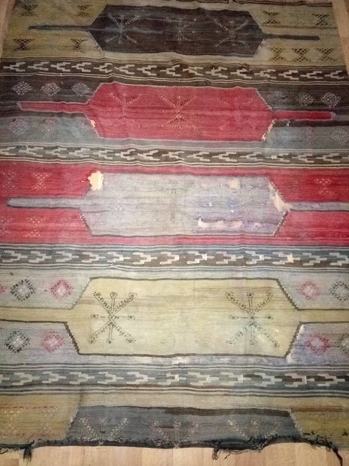 100 yıllık Bünyan Burhaniye Kilimi