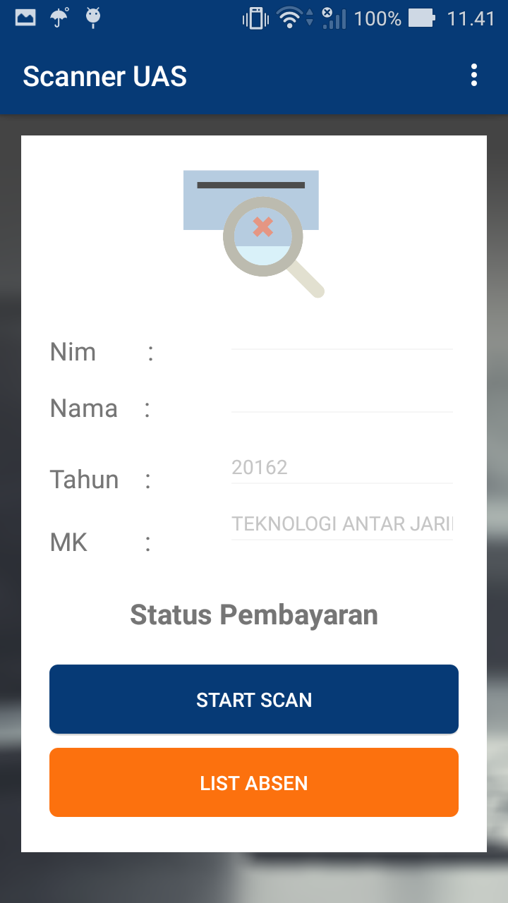 Aplikasi Absensi Mahasiswa Ujian tengah semester (UTS) dan Ujian akhir ...