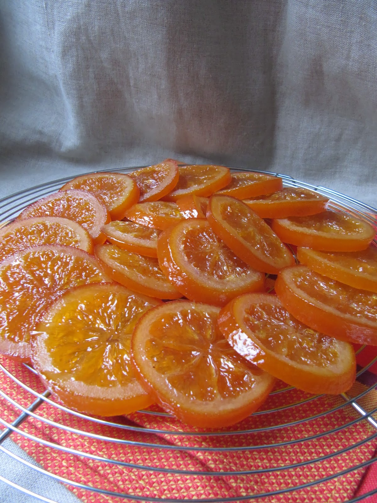 La cuisine d'ici et d'ISCA: Tranches d'orange confites