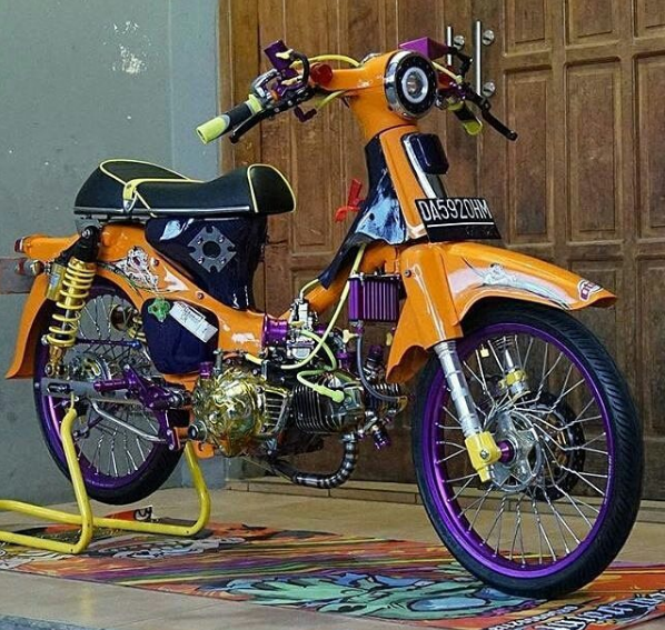 kumpulan gambar modifikasi Motor Bekjul Nyentrik Dan Keren