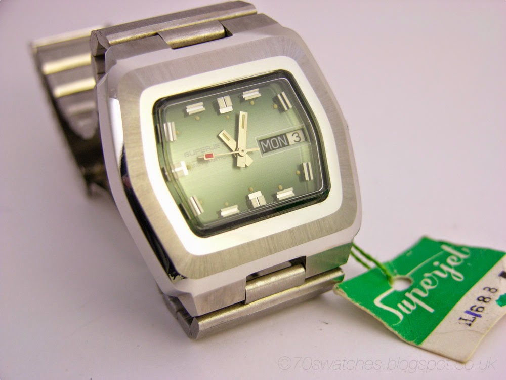 70s Watches: Super Retro and Funky 70s Superjet Automatic - AS 2066