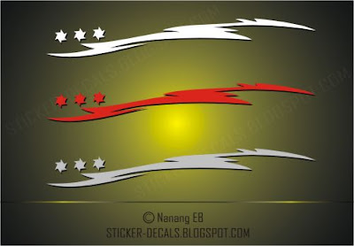 Star Stripes For Car Decals | Sticker Decals