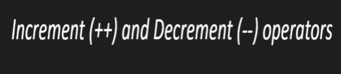 Java program using Increment and Decrement Operators