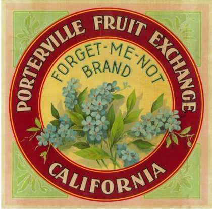 fruit crate label art: CALIFORNIA CITRUS LABELS WITH FLOWERS