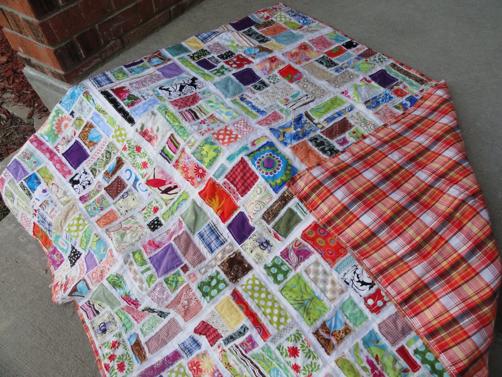 Oxford Impressions: Raw Edge Mosaic Tile Quilt