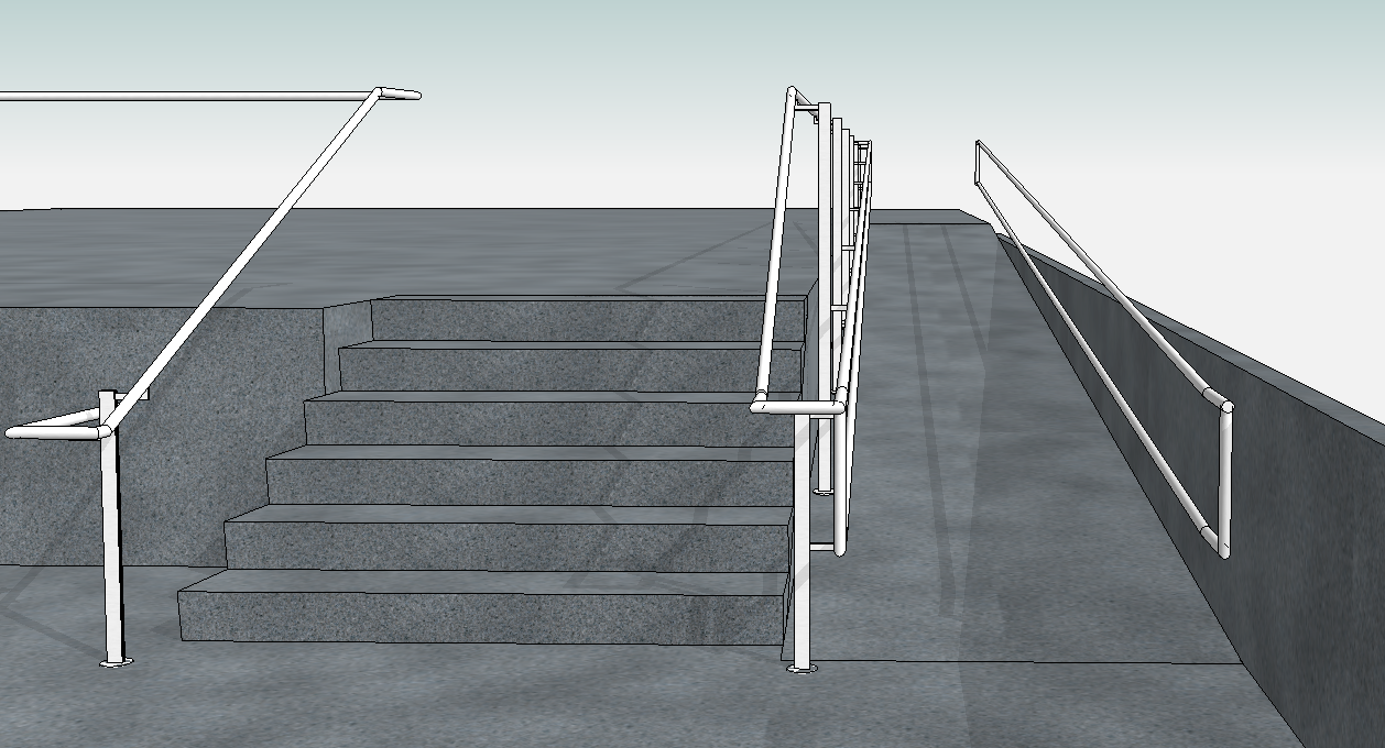 Revit Learning Club: For Monday, May 9, 2011 - ICA Lobby Stairs & Ramp