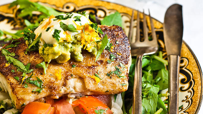 DUNGANDZI: Salade de Poisson grillé