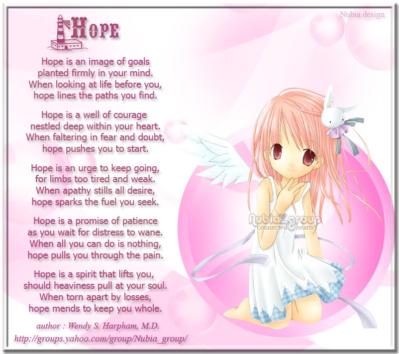 * Nubia_group Inspiration *: Hope