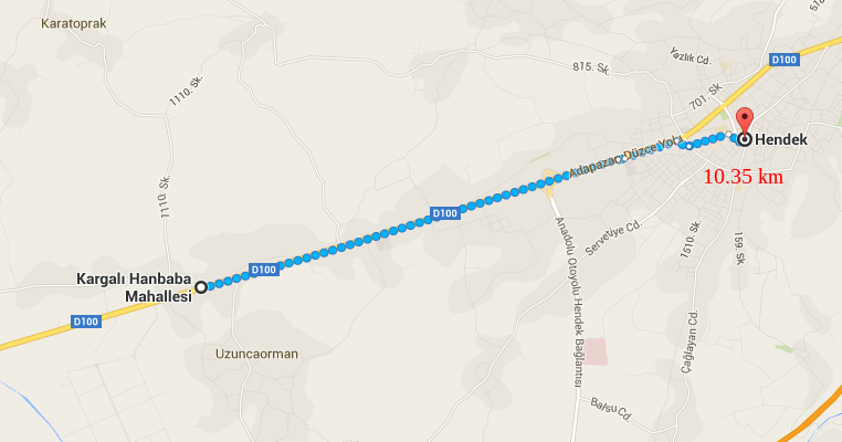 The beautiful walk : Hendek