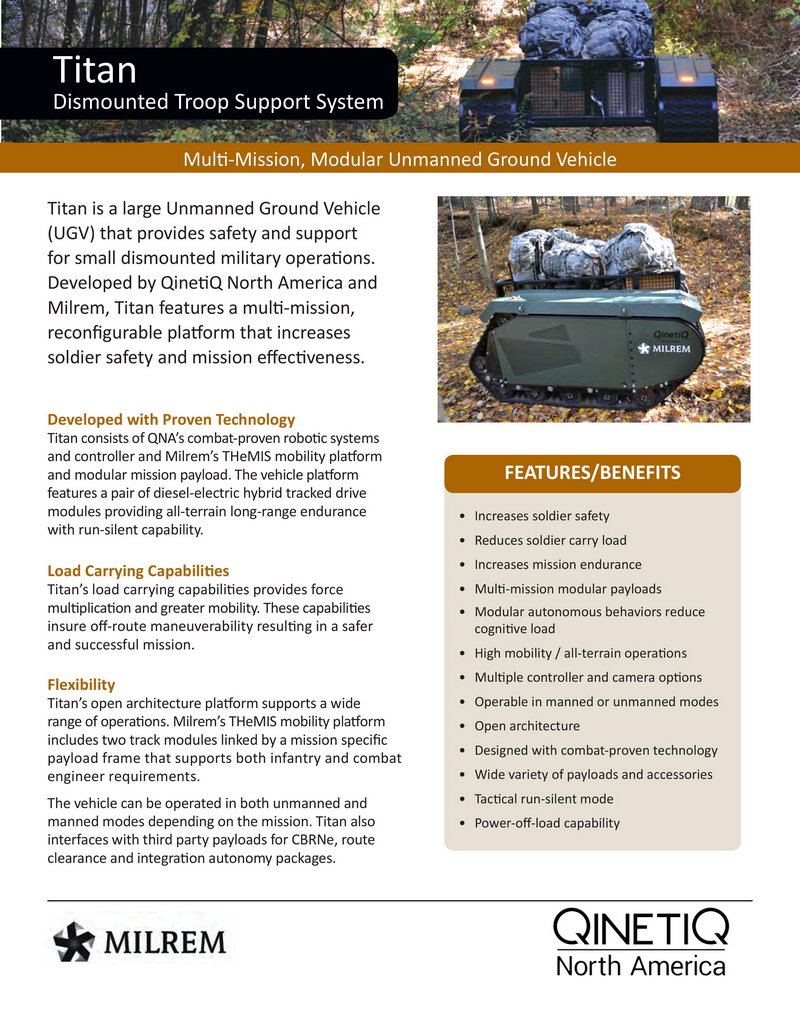 desarrollo defensa y tecnologia belica: Titan Unmanned Ground Vehicle ...