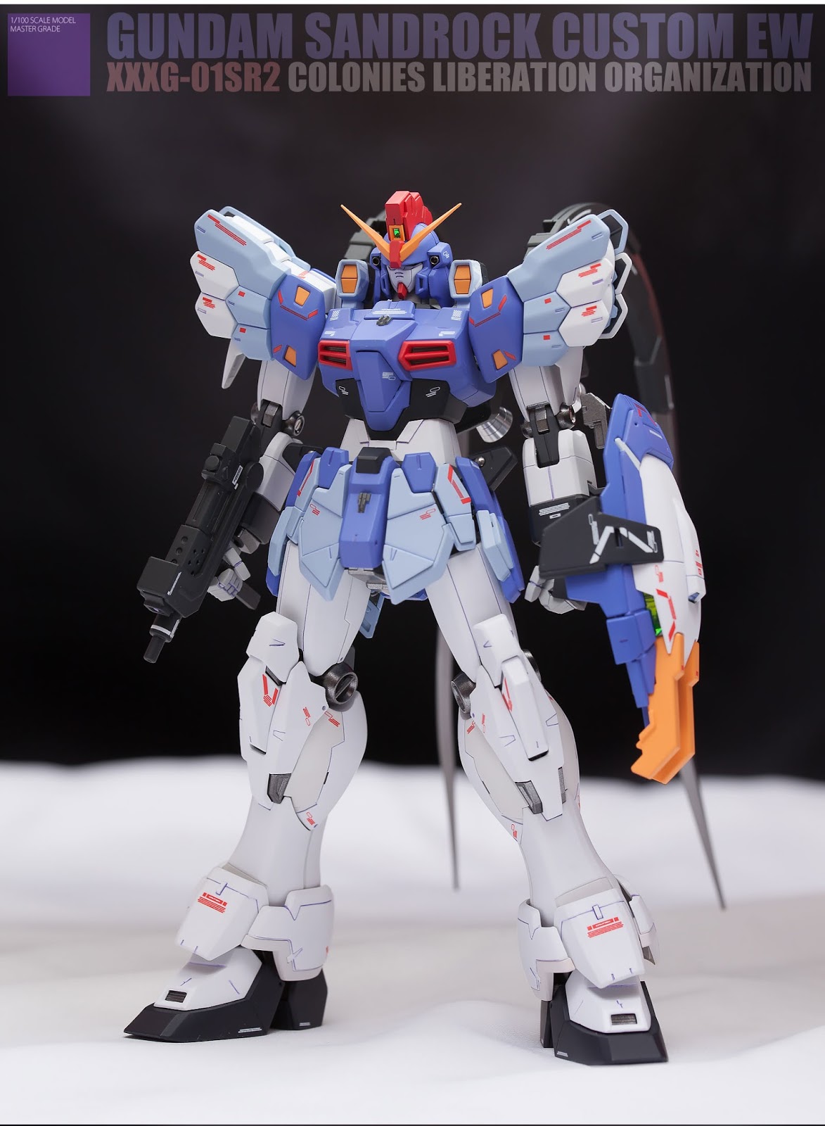 Custom Build: MG 1/100 Gundam Sandrock Custom EW ver. + Anti-Beam Cloak