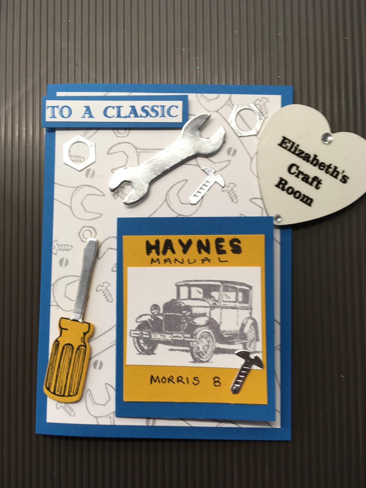 elizabeth's craft room: Nailed It & Build It Vintage Car Card