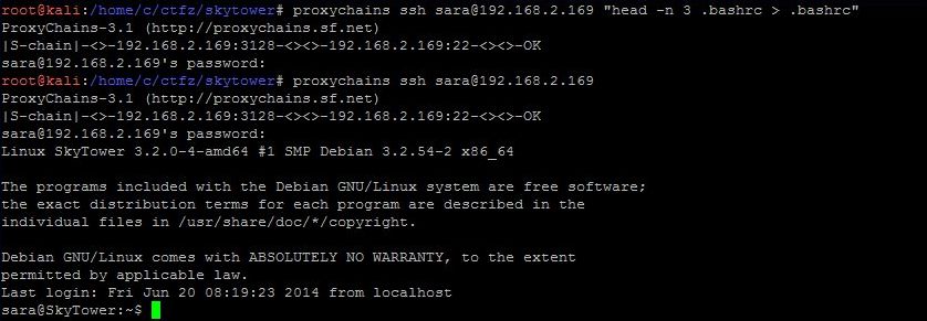code16: SkyTower - CTF