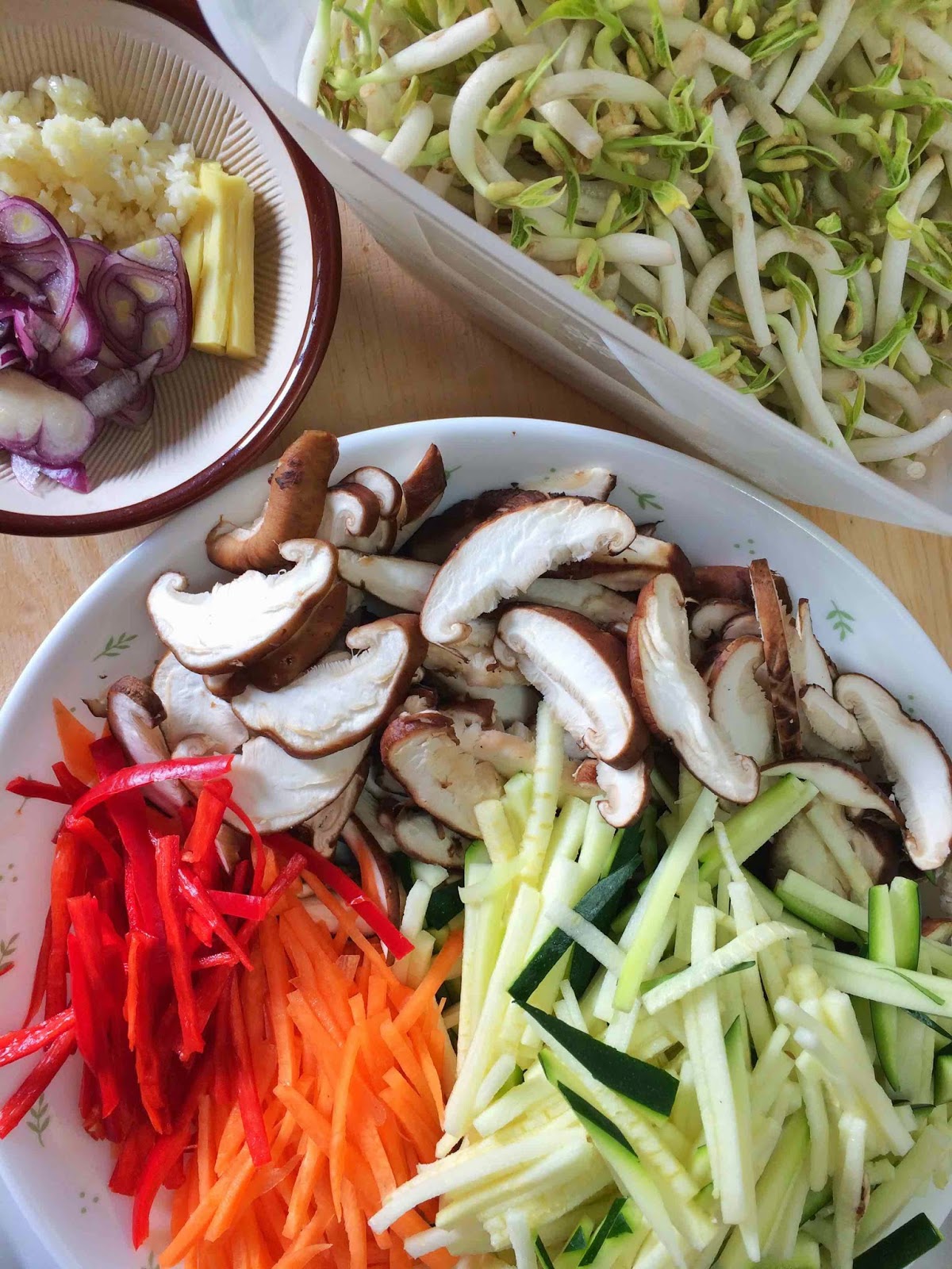 A Perfect Bliss: [Recipe] Fried Bee Hoon - Meatless