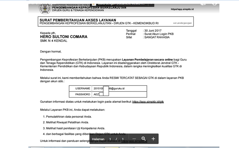 SMKN 4 KENDAL: CARA MELIHAT NILAI SIM PKB