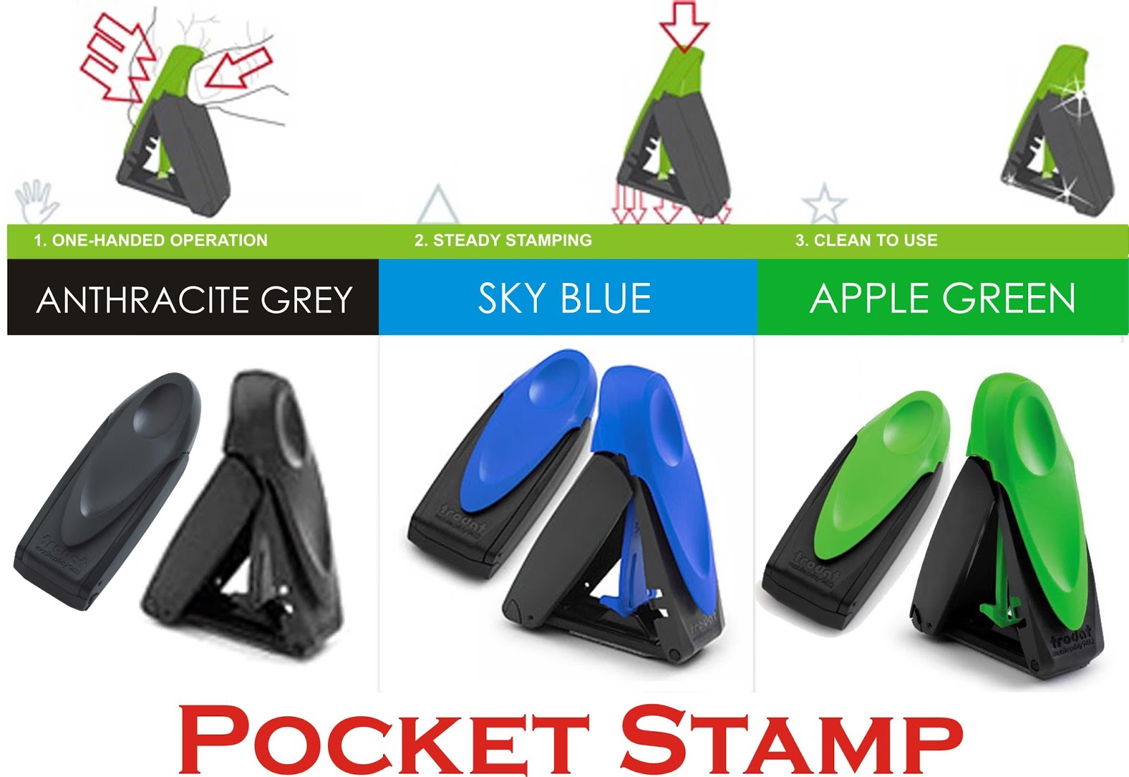 C & C Stamp: Pocket Stamps (Self-Inking)