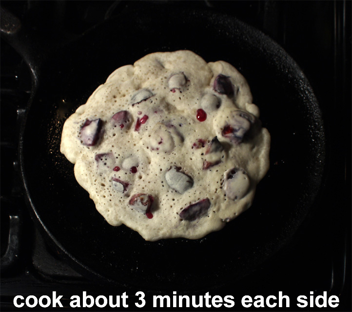 The 99 Cent Chef: Cherry Pancakes - Video Recipe