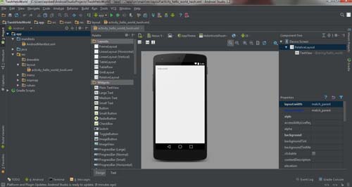 Learn more workspace Android Studio