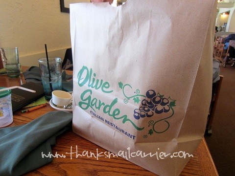 Thanks, Mail Carrier | Double The Taste with Olive Garden's Buy One ...