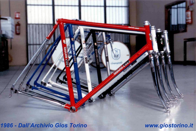 Le bici di Luca: Identifying features of the GIOS Torino bicycle frames