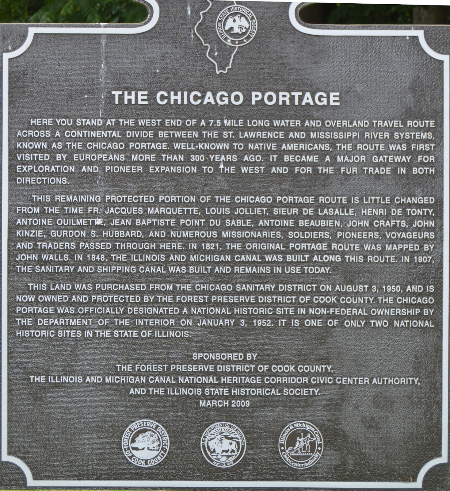 Industrial History: Chicago Portage National Historic Site