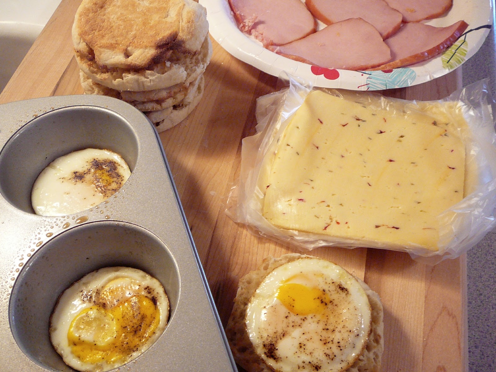 The Hidden Pantry: Breakfast Muffin Sandwich Assembly Line, Make Them ...