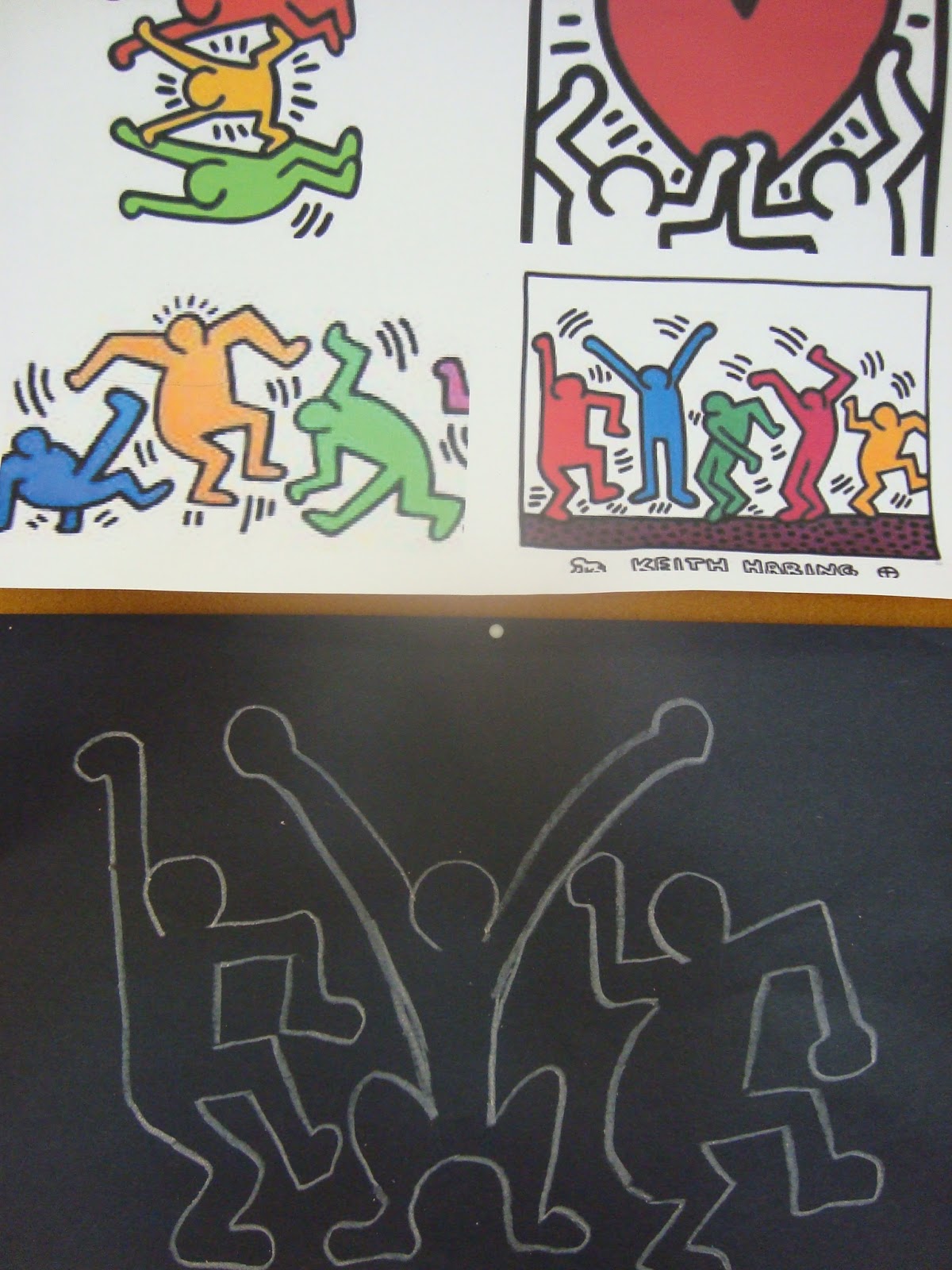 Once upon an Art Room: Keith Haring Inspired