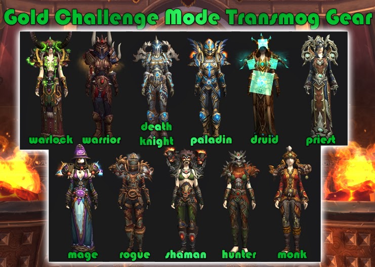 Master of World of Warcraft : Challenge Mode Transmog - Extra sets for free
