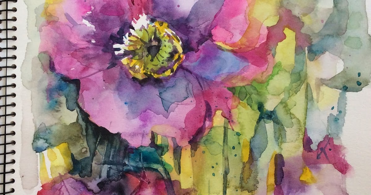 Watercolors: April hues