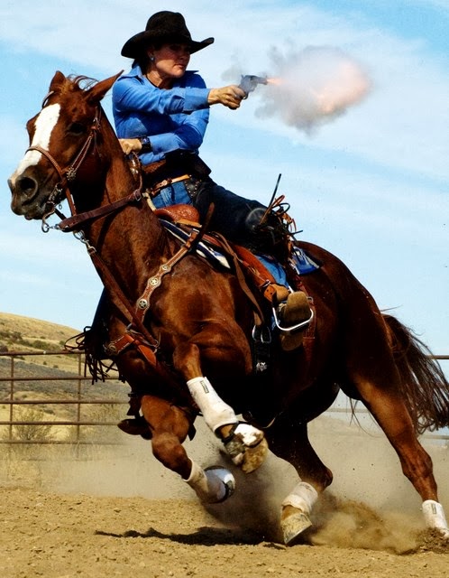 Cowboy Mounted Shooting Groton's Turner Thompson Rises Through Mounted