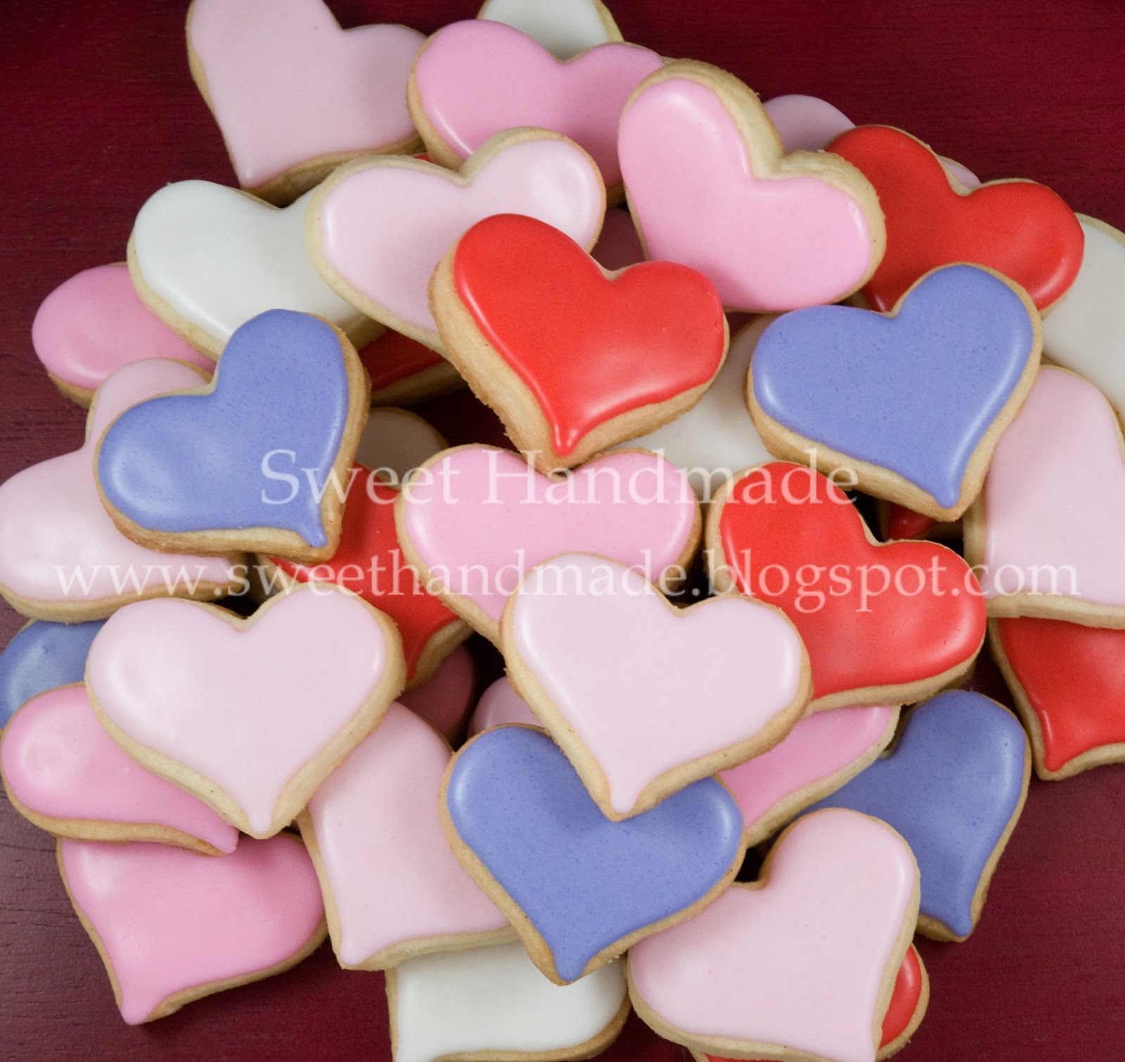 Sweet Handmade Cookies: Valentine Heart Cookies