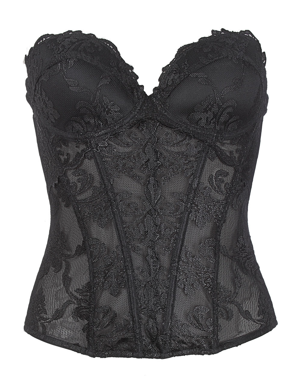 El bustier Lady tan de moda esta temporada. Se puede combinar con casi ...