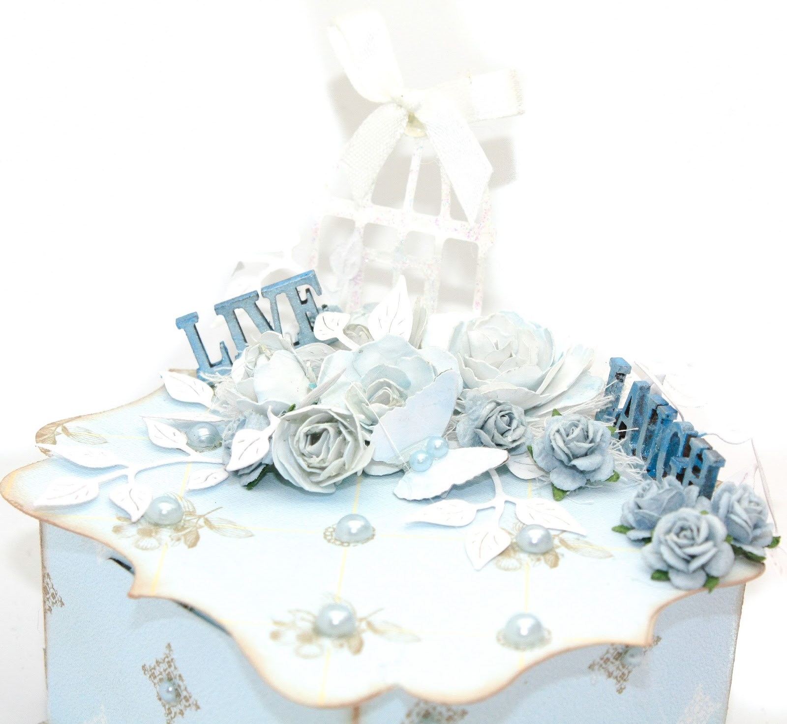 Flying Unicorn: Simple pretty small box with Riddersholm Design