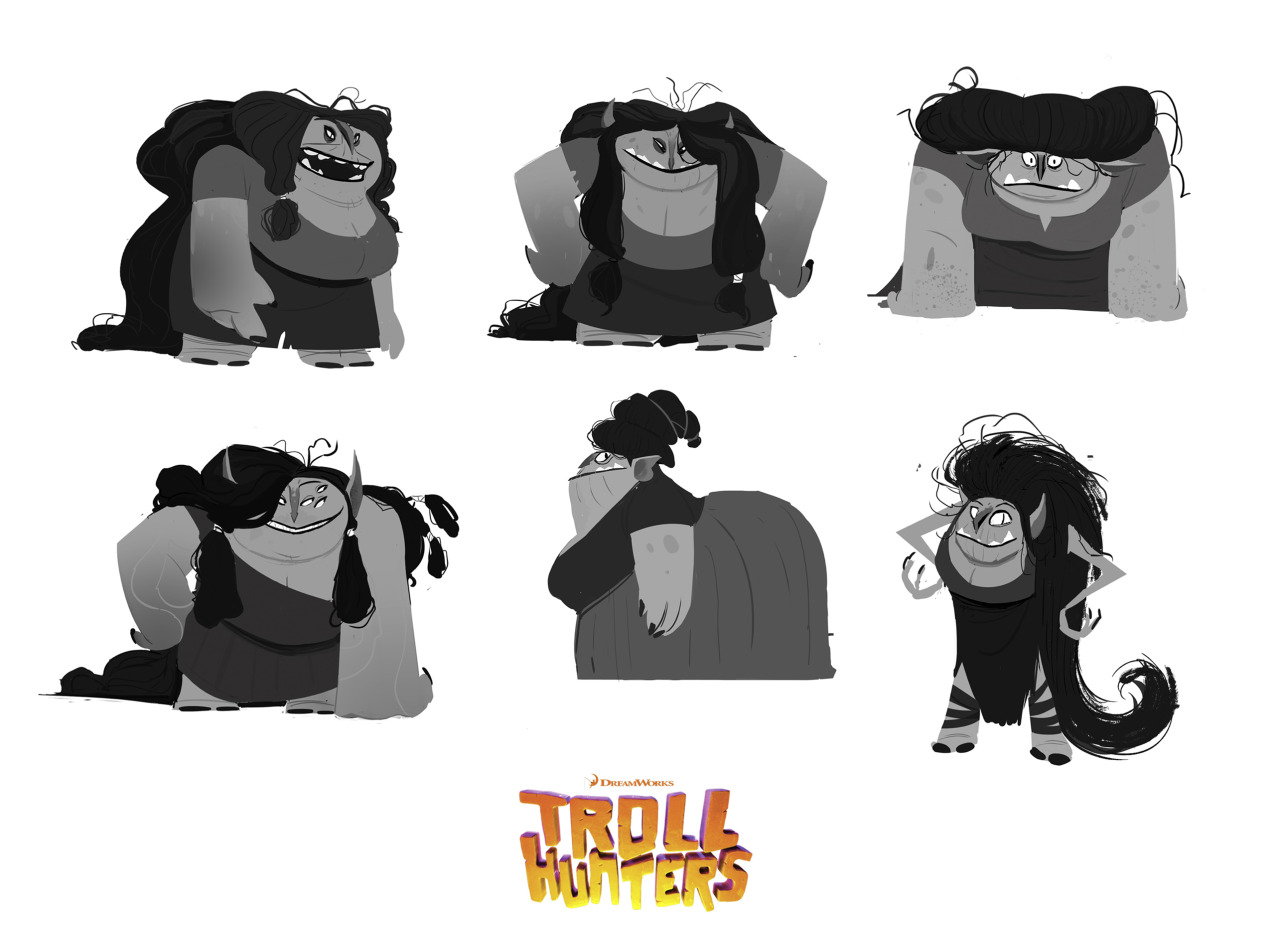 Flooby Nooby: Troll Hunters - Character Design