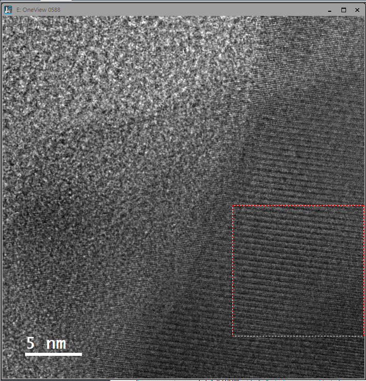 Lab隨記: DigitalMicrograph量測單晶SAED pattern d spacing