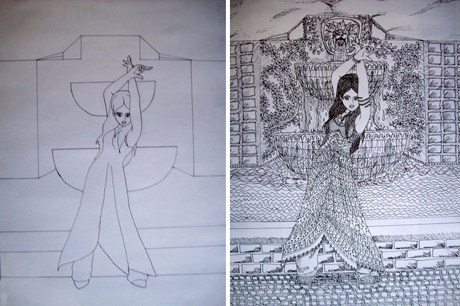 lineas y colores: RELACION FIGURA Y FONDO (SIMPLE-COMPLEJO)