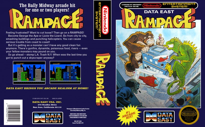 FrikTime: Reseña Retro: Rampage" (Nes)