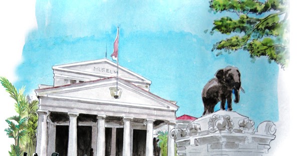jatmika sketch & drawing: Museum Nasional