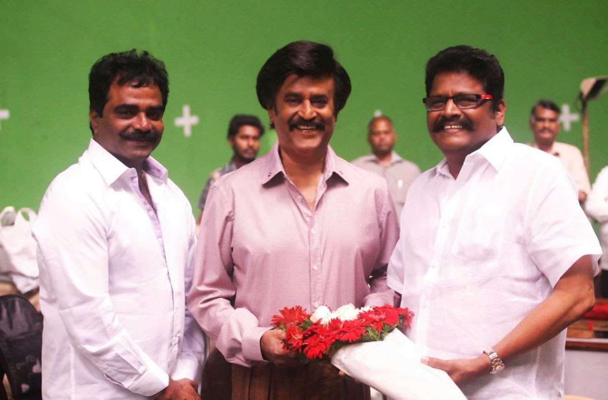 K S Ravi Kumar Birthday Celebration @ Lingaa Shooting Spot Photos ...