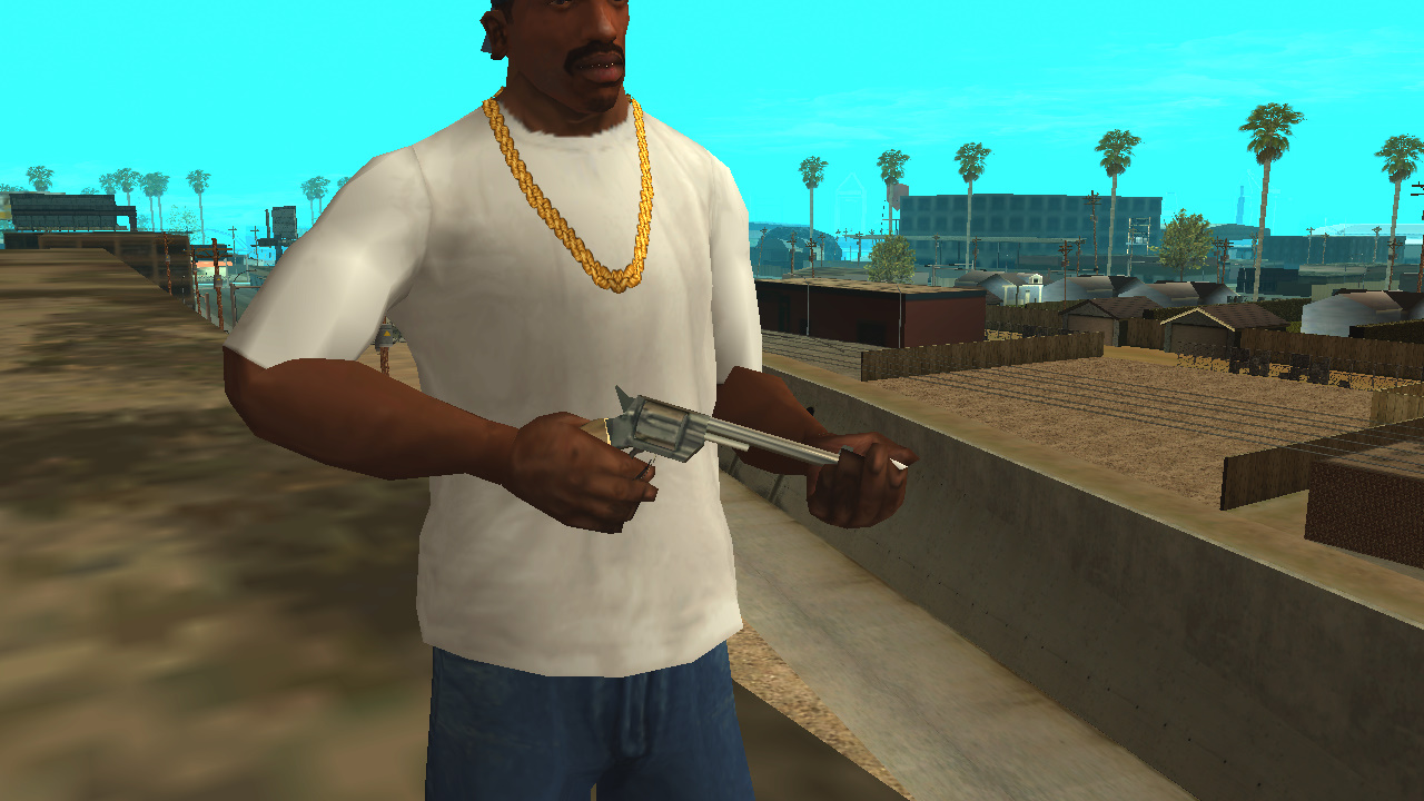 GTA SA LowPoly Mods: Revolver 1873