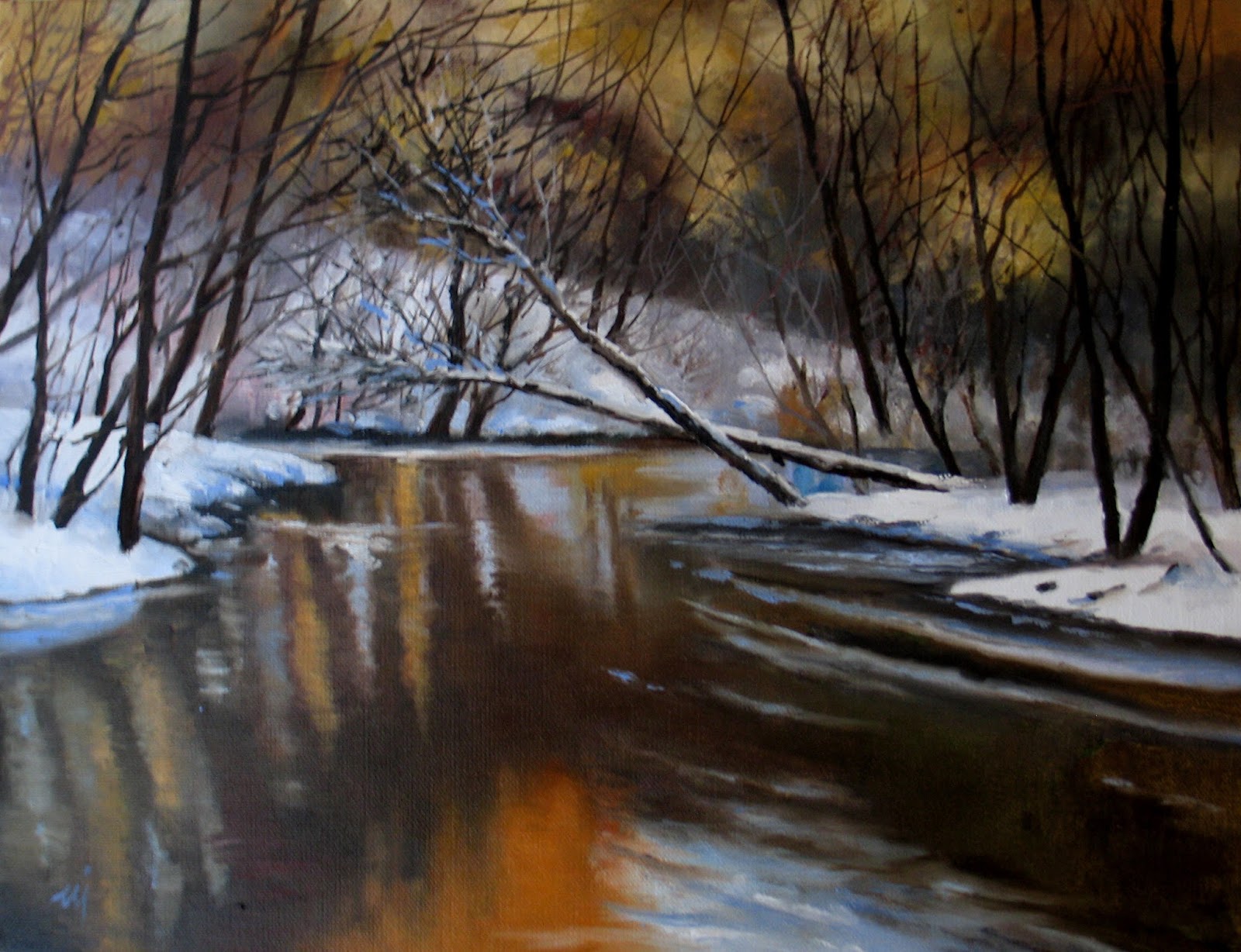 Nel's Everyday Painting: January Week One Paintings - SOLD