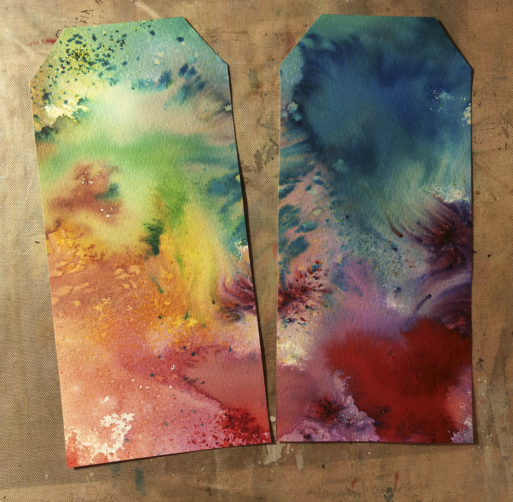 ARTplorations: WATERCOLOUR TAGS (with brushos) tutorial by Susanne